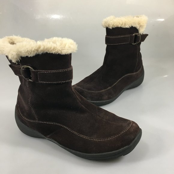 Naturalizer | Shoes | Naturalizer 8 M Valour Brown Suede Ankle Boots ...
